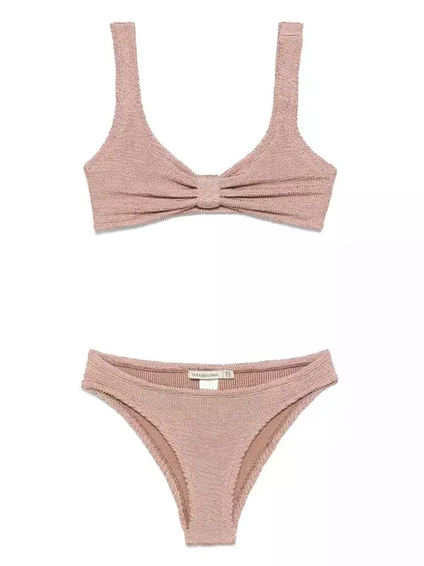 PARAMIDONNA Seersucker Bikini - Neutrals