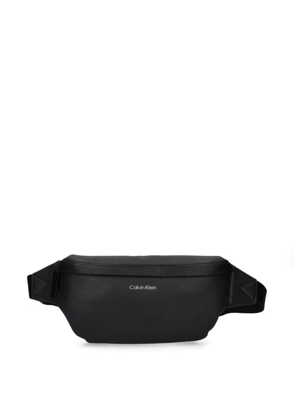 Calvin Klein Lettering Belt Bag - Black