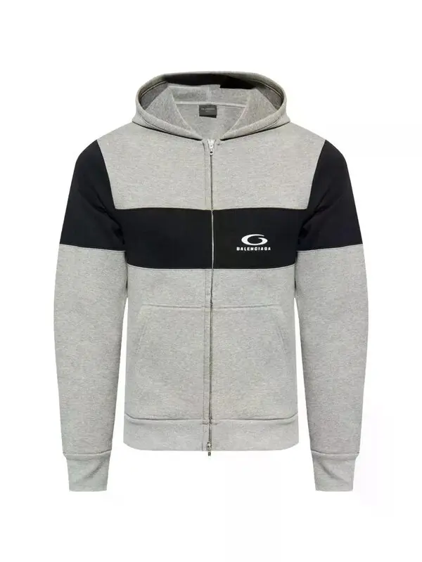 Balenciaga Loop Sports Icon Hoodie - Grey
