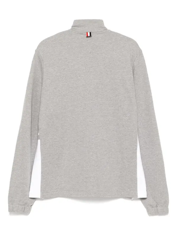 Thom Browne Half-zip Sweatshirt - Grey
