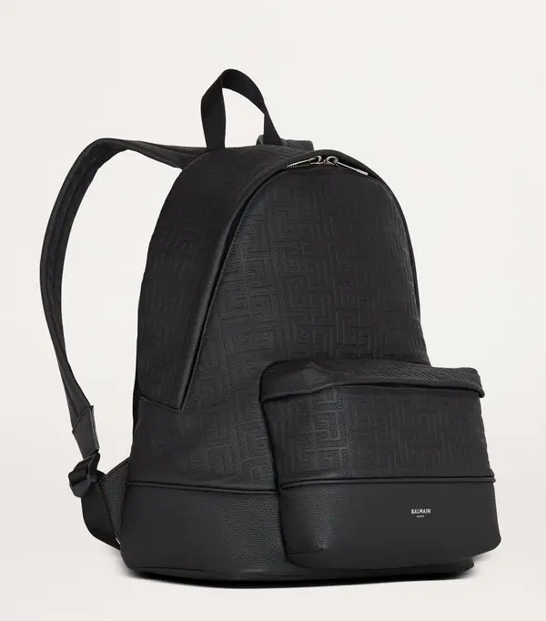 Balmain Leather Backpack