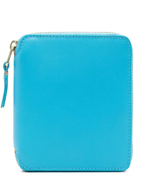 Comme Des Garçons Leather Wallet - Blue