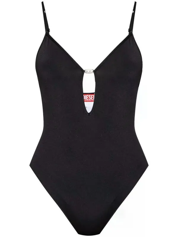 DIESEL® Oval D Bodysuit - Black
