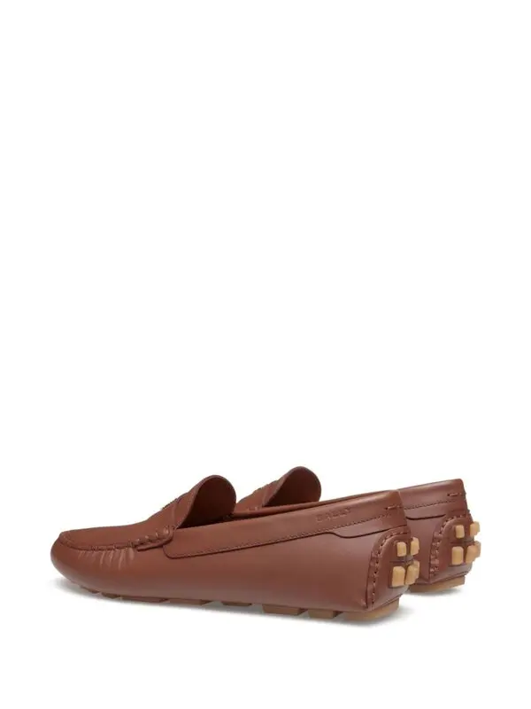 Bally Kerbs Leather Driver Shoes