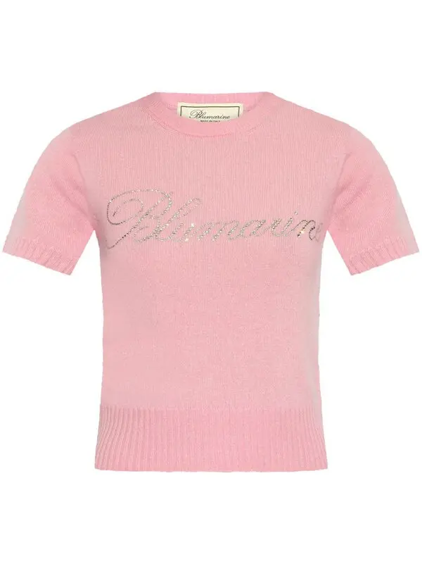Blumarine Logo-embellished T-shirt