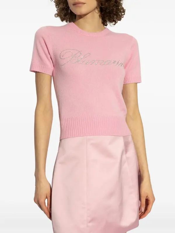 Blumarine Logo-embellished T-shirt