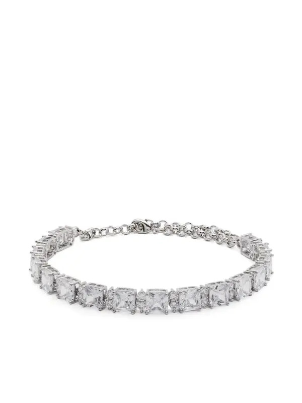 Patrizia Pepe Crystal-embellished Necklace - Silver