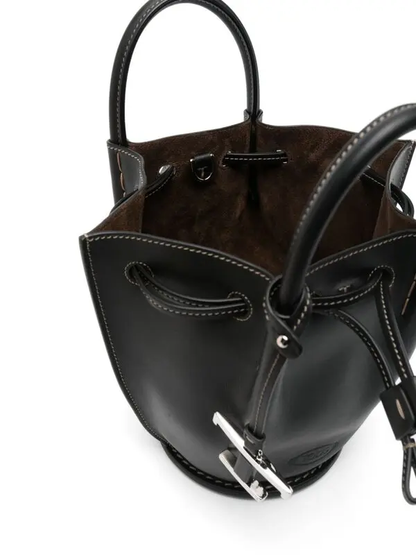 TOD'S Mini Logo-charm Bucket Bag