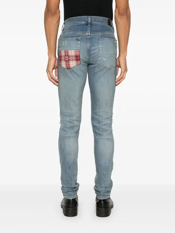 Amiri Plaid Mx1 Jeans