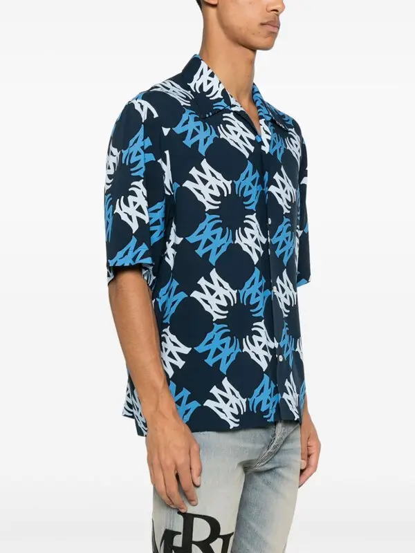 Amiri Ma Quad Bowling Shirt