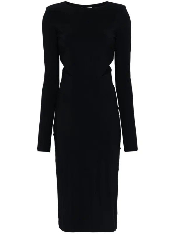 Patrizia Pepe Cut-out Midi Dress