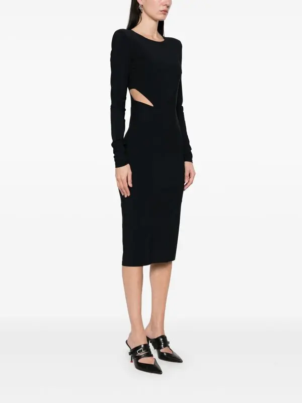 Patrizia Pepe Cut-out Midi Dress