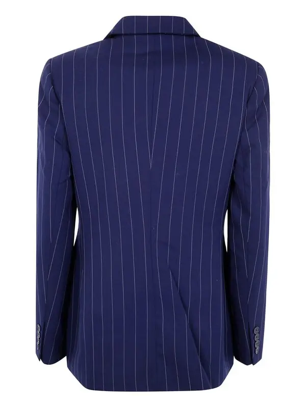 Ralph Lauren Pinstriped Blazer - Blue