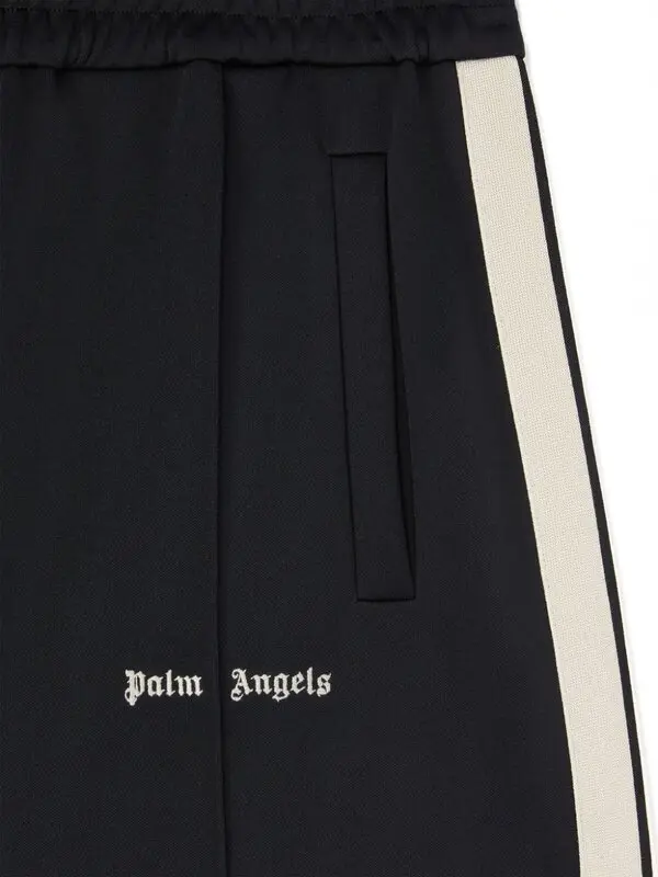 Palm Angels Logo Track Shorts - Black