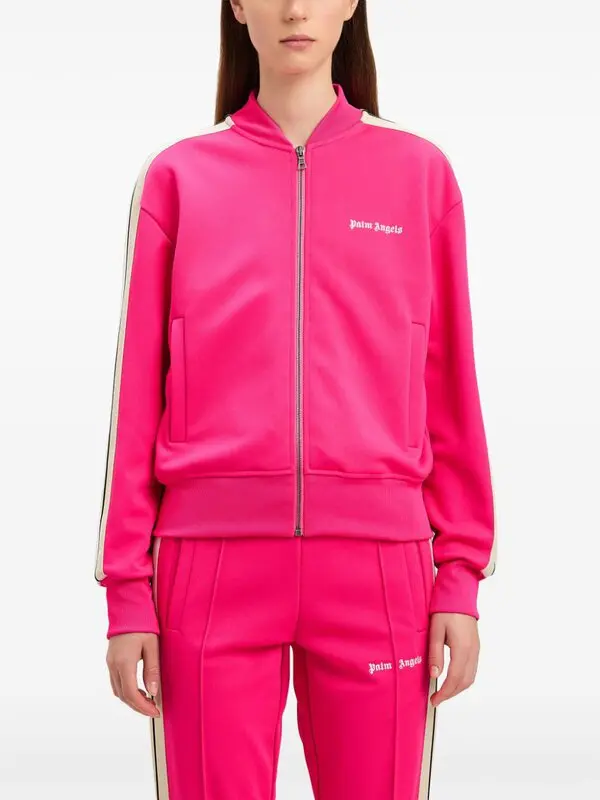 Palm Angels Embroidered Bomber Jacket - Pink