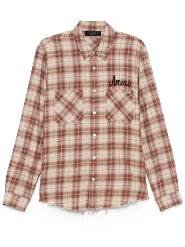 Amiri Shotgun Flannel Shirt