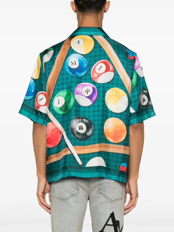 Amiri Billiards Bowling Shirt
