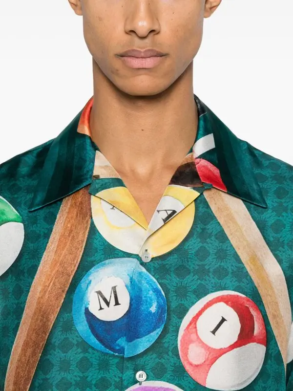 Amiri Billiards Bowling Shirt