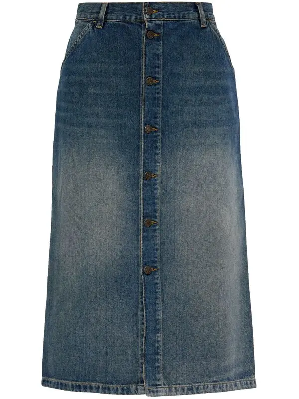 Carhartt Work In Progress Marvin Midi Skirt - Blue