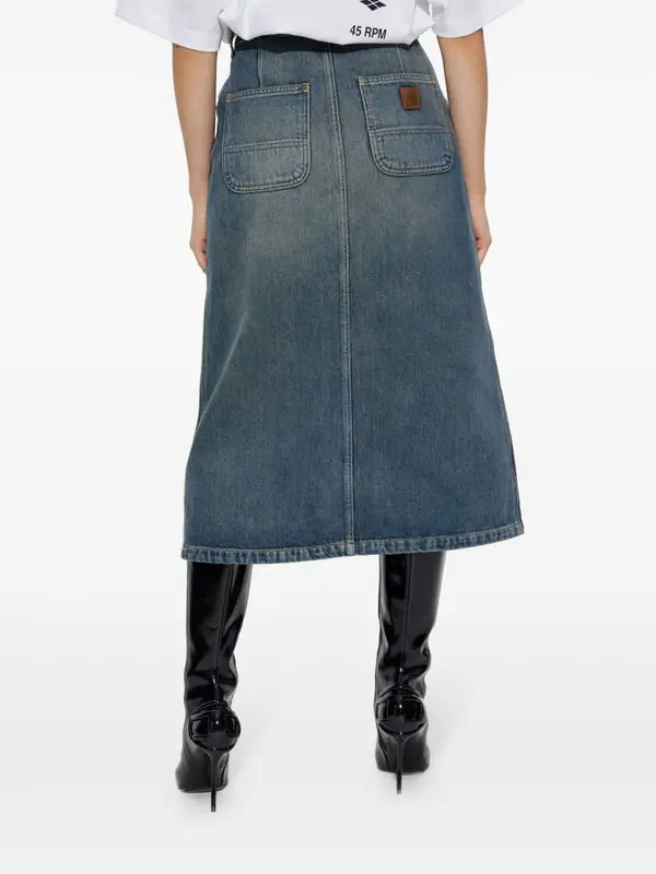 Carhartt Work In Progress Marvin Midi Skirt - Blue