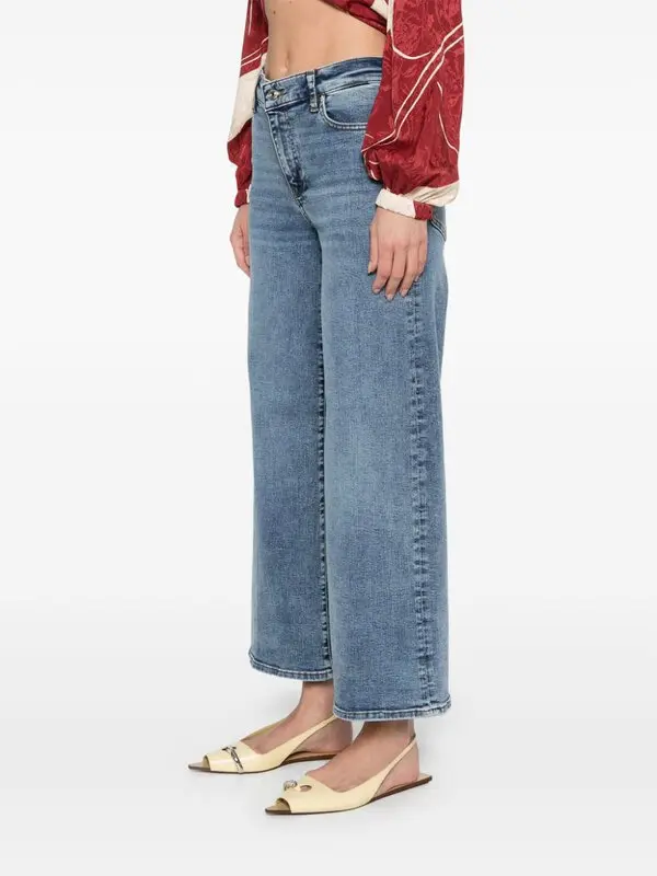 FRAME Le Pixie Slim Palazzo Jeans