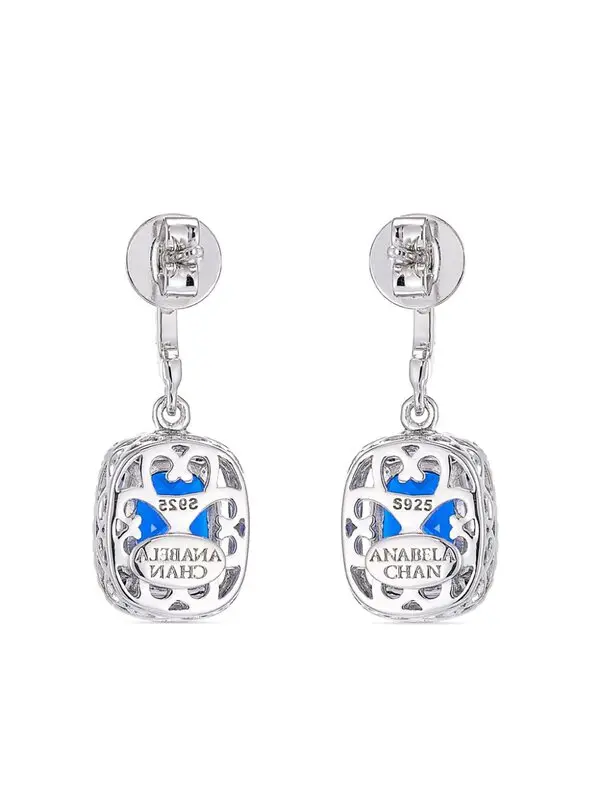 ANABELA CHAN 18kt White Gold Comet Earrings
