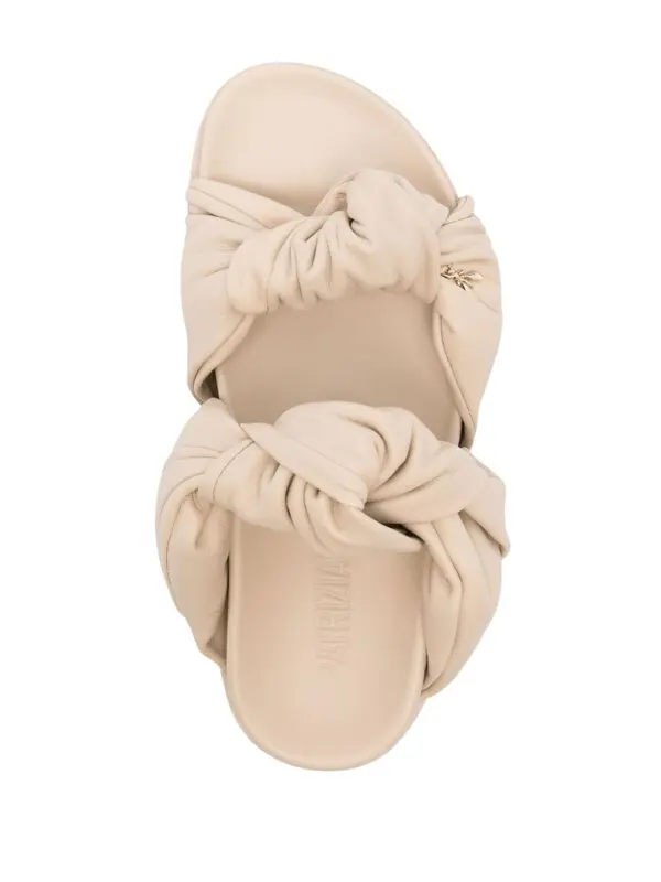 Patrizia Pepe Leather Flat Sandals