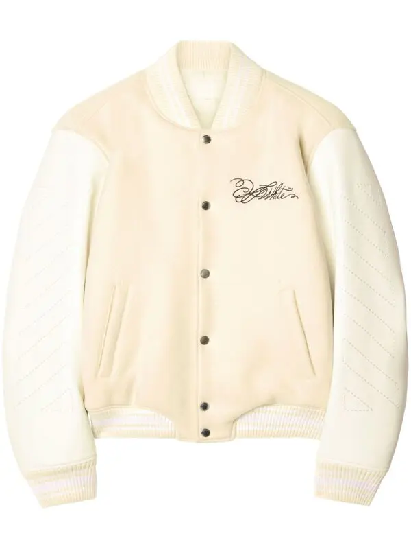 Off-White Rose Valley Bomber Jacket In Neutrals 12% Off