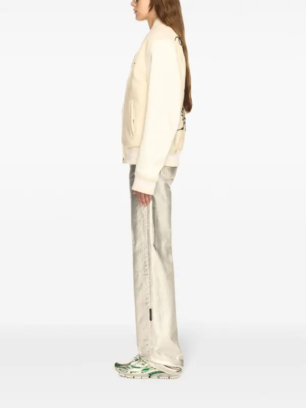 Off-White Rose Valley Bomber Jacket - Neutrals