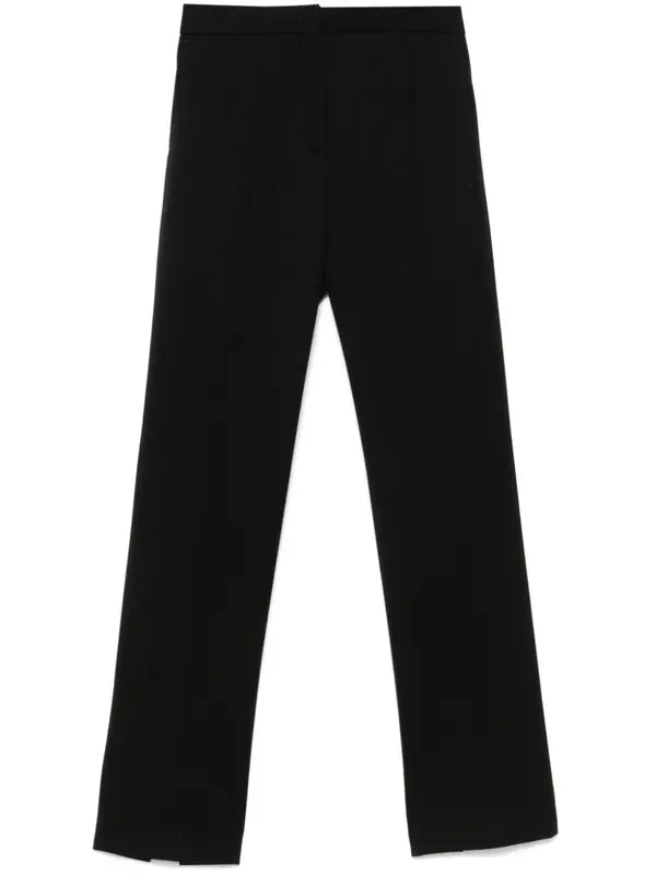 JIL SANDER Grain-de-poudre Trousers