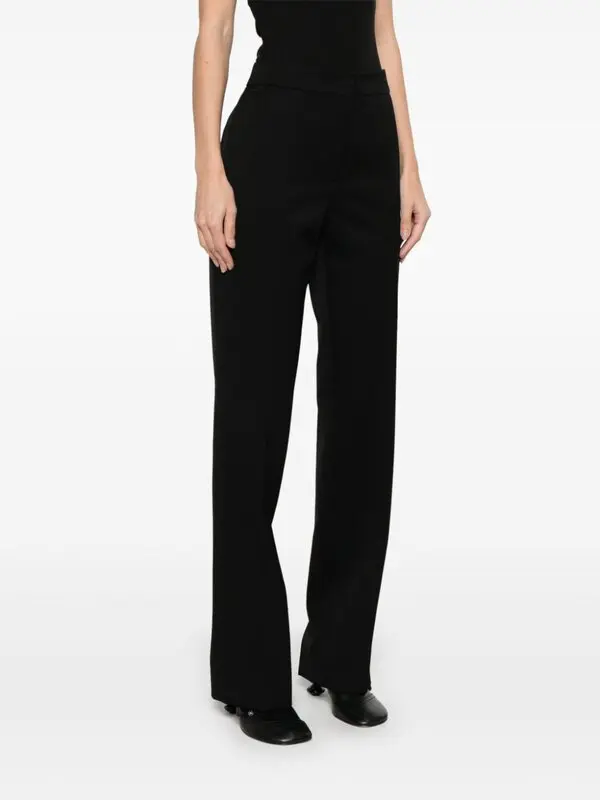 JIL SANDER Grain-de-poudre Trousers