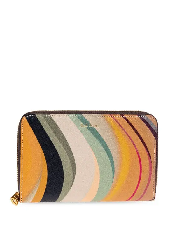 Paul Smith Dusky Swirl-print Wallet - Neutrals