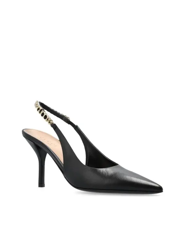 Gucci 105mm Signoria Slingback Pumps
