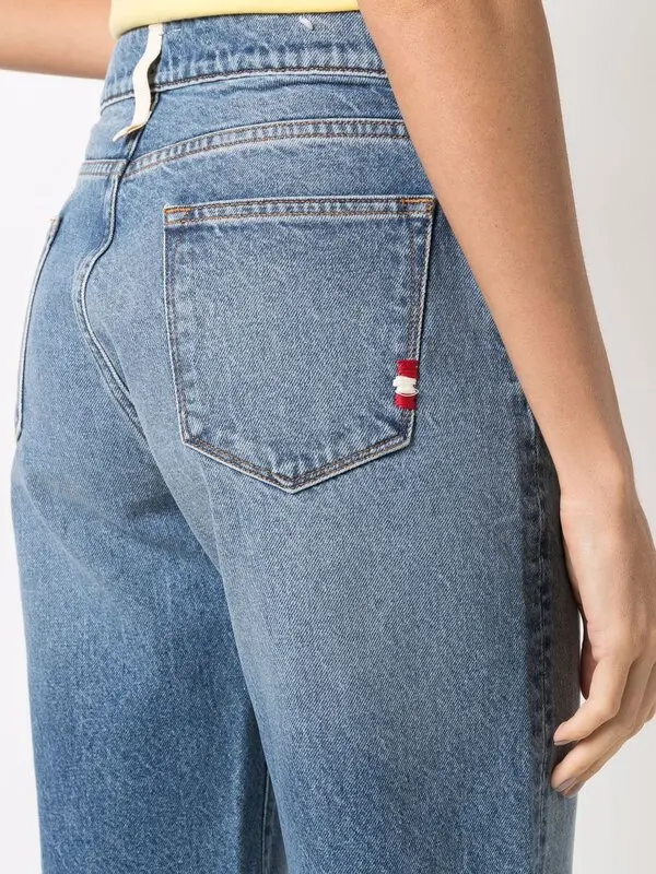 AMISH Haley Knee-length Denim Shorts