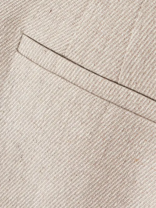 Brunello Cucinelli Linen-twill Mini Skirt