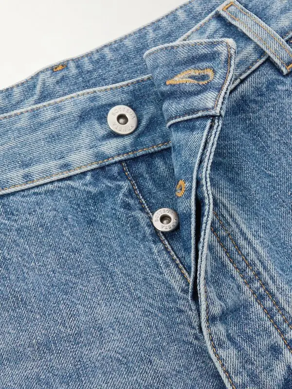 Bottega Veneta Cropped High-rise Straight-leg Jeans
