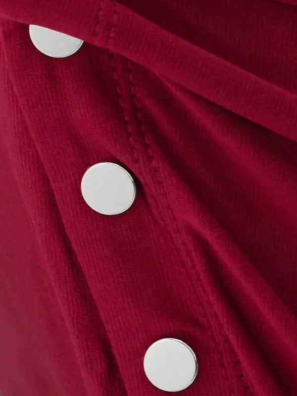 Rabanne Gathered Midi Skirt