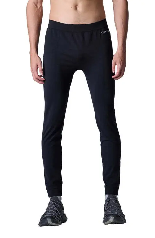 COZY ZERO Tech Merino Base Layer Slim Fit Jogger - Black