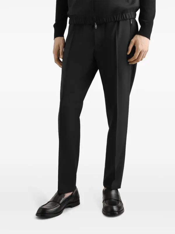 Dolce & Gabbana Pleat-detail Trousers - Black