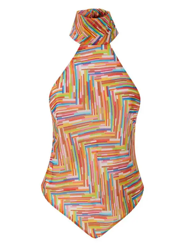 Missoni Printed Halterneck Top