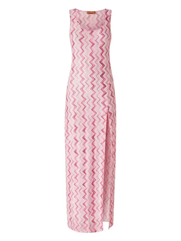 Missoni Zigzag Beach Dress - Pink