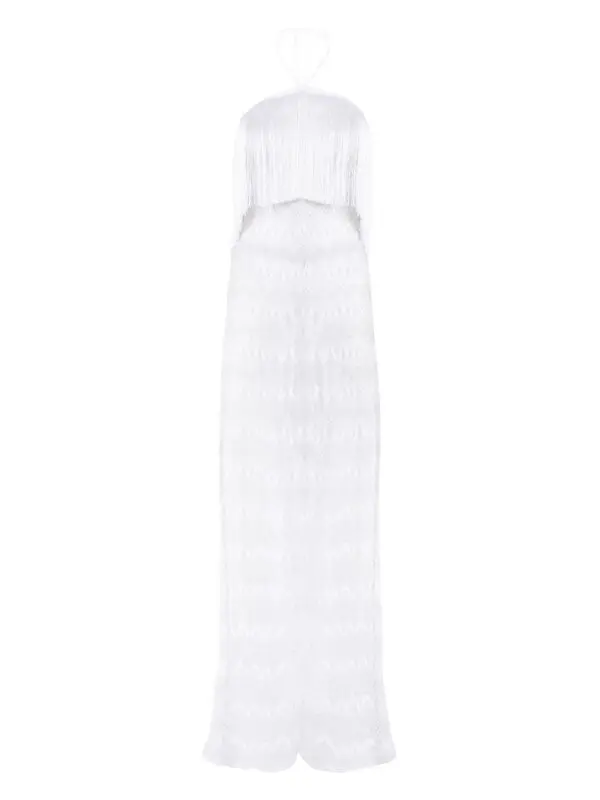 Missoni Zigzag Lamé Jumpsuit - White