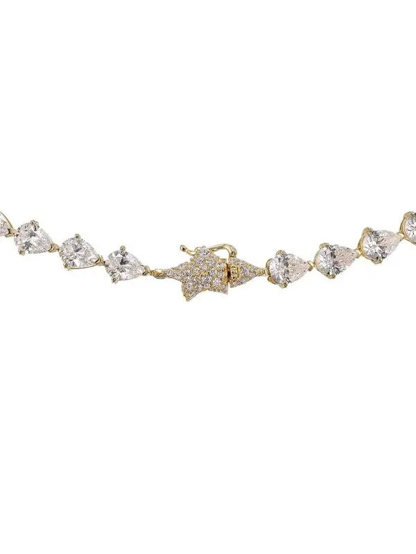 ANABELA CHAN 18kt Yellow Vermeil Nova Eternity Diamond Necklace