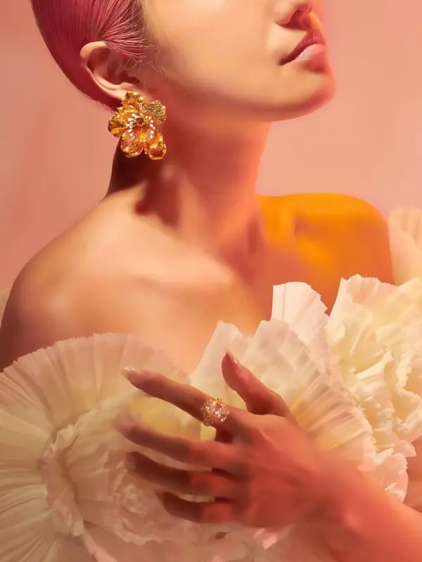 ANABELA CHAN 24kt Roi De Soleil Earrings - Gold