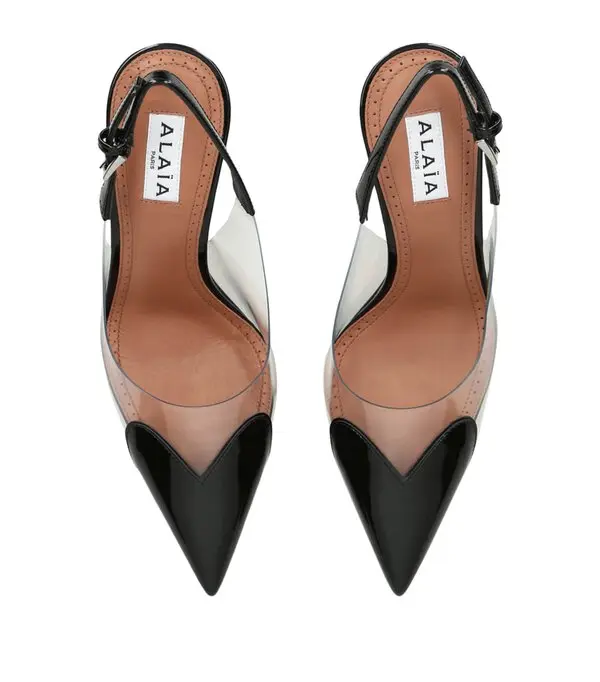 Alaïa Coeur Slingback Pumps