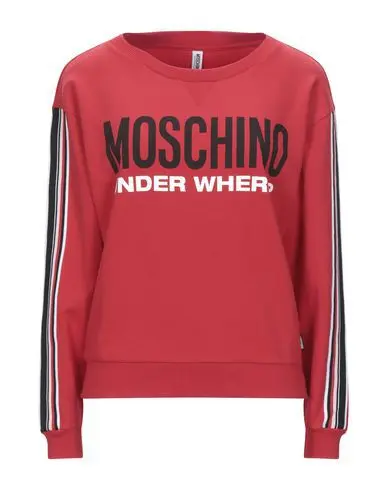 Moschino Cotton-blend Underwear Sweatshirt - Red