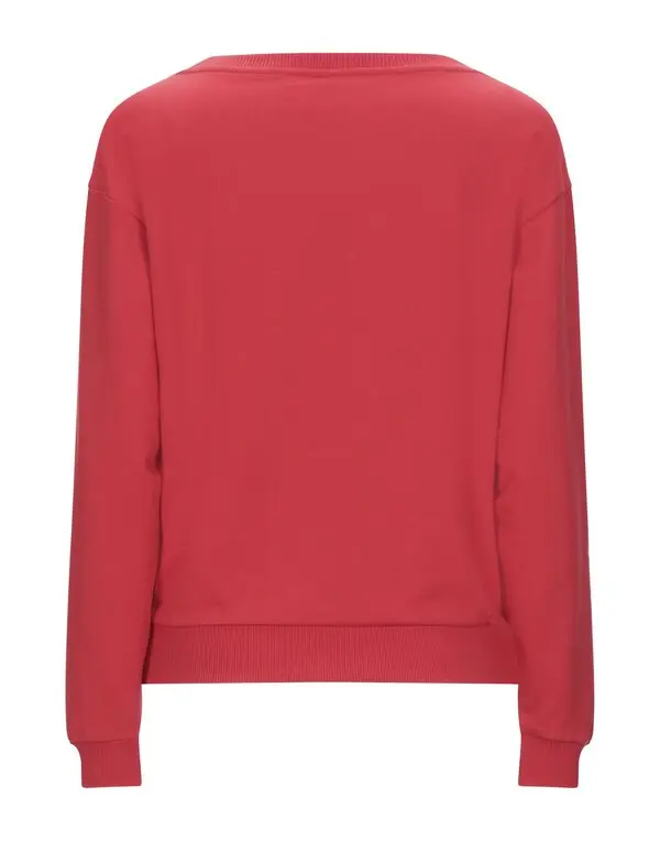 Moschino Cotton-blend Underwear Sweatshirt - Red