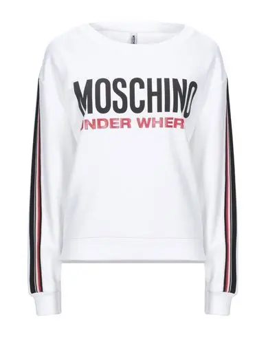 Moschino Cotton-blend Underwear Sweatshirt - White