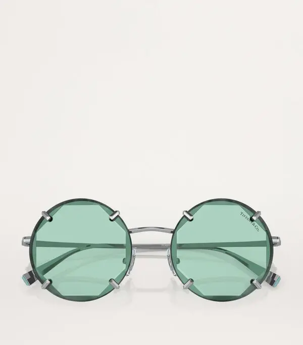 Tiffany & Co. Round Frame Sunglasses - Silver