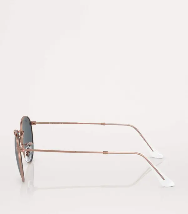 Ray-ban Metal Round Frame Sunglasses - Gold